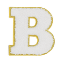 B Initial Varsity Sticker Patch | Iscream